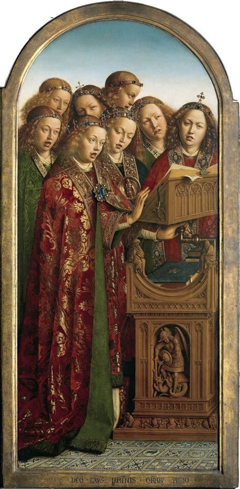 File Jan Van Eyck The Ghent Altarpiece Singing Angels Wga07640  Wikimedia Commons