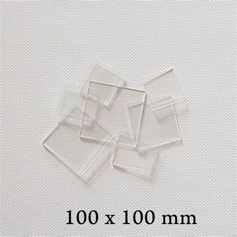 Plexiglass 2mm Bases Square 100 Mm Gaspez Arts Fantasy Football