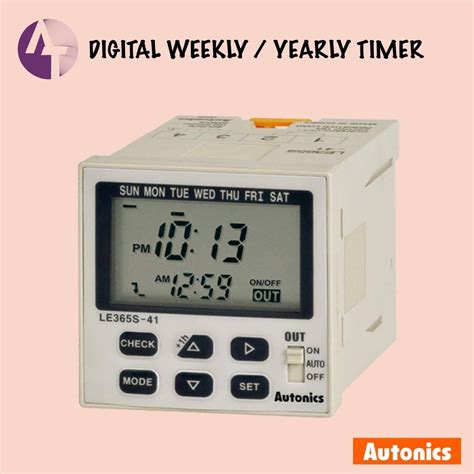 Autonics Digital Weekly Yearly Timer Le365s 41 Shopee Malaysia