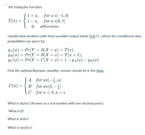 Solved The Triangular Function Tx⎩⎨⎧1x For