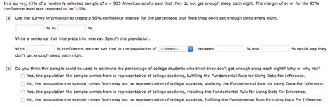 Solved In A Survey 33 Of A Randomly Selected Sample Of