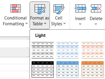 How To Create A Table In Excel