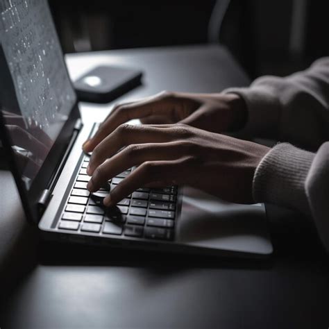 Premium Photo A Man Using Computer