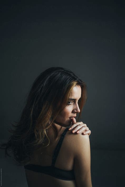 Sexy Brunette With Sexual Look By Stocksy Contributor Studio Firma Stocksy