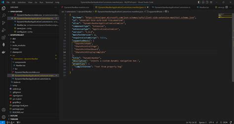 creating a dynamic navigation bar using spfx application customizer