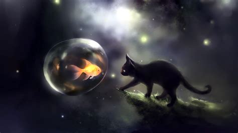 Cat Art Wallpapers Top Free Cat Art Backgrounds Wallpaperaccess