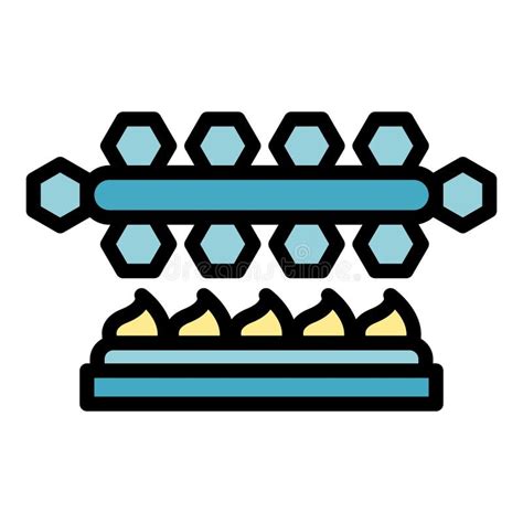 Manufacturing Control Systems Rectangle Infographic Template Stock Vector Illustration Of