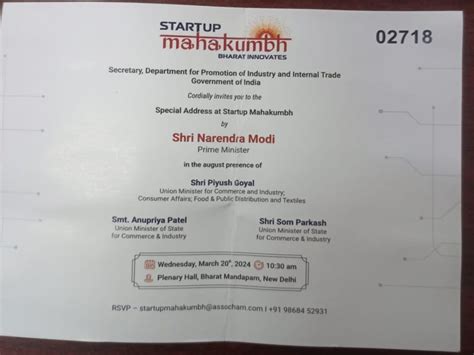 Ayush Shivhare 🎯 On Linkedin Startupmahakumbh Innovation Entrepreneurship India2024 Pmmodi