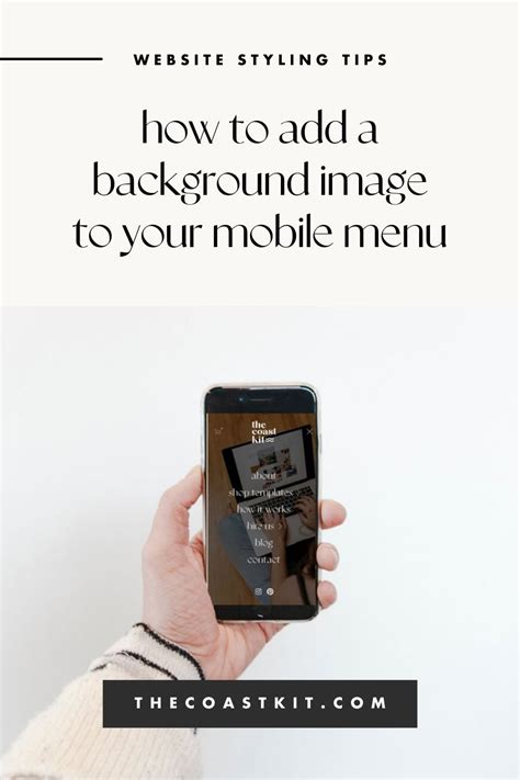 How To Add An Image Background To Your Squarespace Websites Mobile