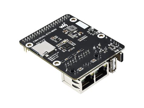 Mini Dual Gigabit Ethernet Base Board Designed For Raspberry Pi Compute Module 4 Buy In