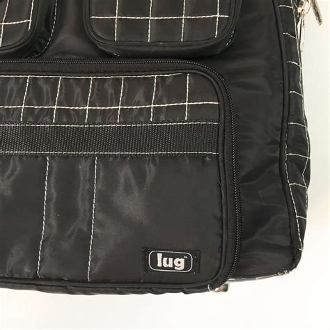 Lug Puddle Jumper Bag Black Quilted Carry On Travel L Gem