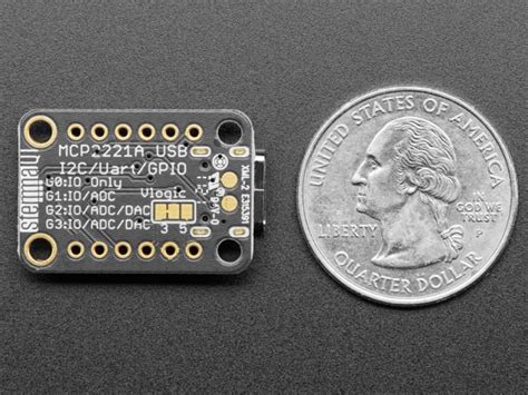 Adafruit Mcp2221a Breakout General Purpose Usb To Gpio Adc I2c