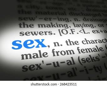 Dictionary Definition Word Sex Stock Illustration 268423511 Shutterstock