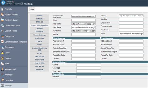 User Attributes Mapping For Azure Active Directory Saml20