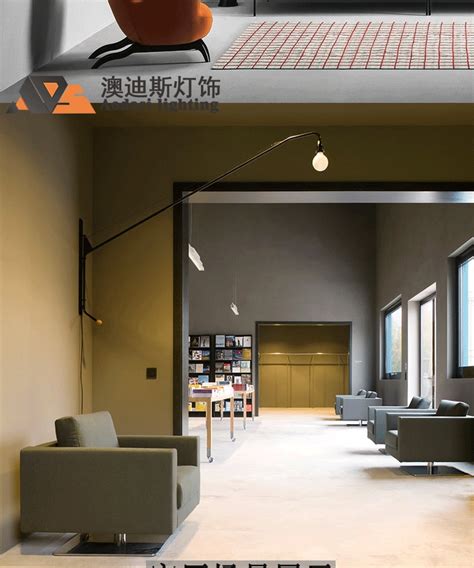 Скандинавский длинный рукав рыболовный настенный светильник минималистичный Лофт Декор