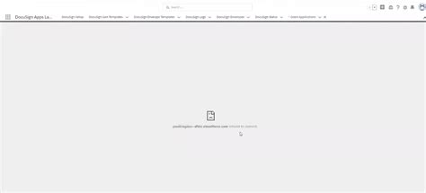 Dal Docusign Esignature For Salesforce Error Domainname My