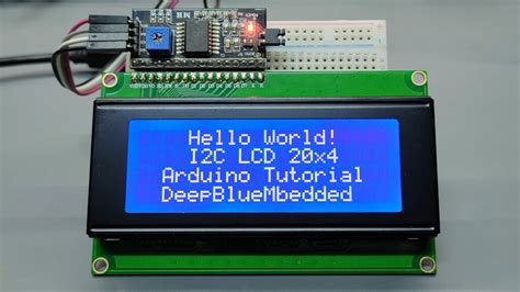 Arduino Lcd 20x4 I2c Example Lcd 2004 I2c Tutorial
