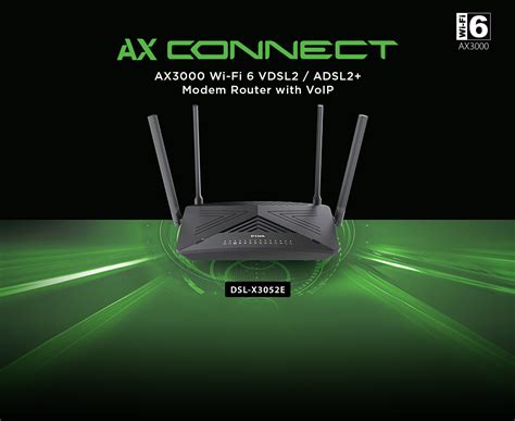 D Link Ax3000 Wi Fi 6 Vdsl2 Adsl2 Modem Router With Voip Review Impulse Gamer