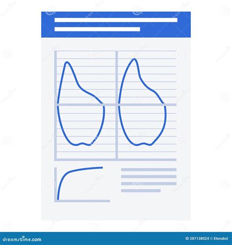 Lung Function Test Medical Record Stock Illustration Illustration Of Graph Science 287138024