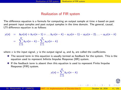 Discrete Time Systems And Discetre Time Fourier Ppt