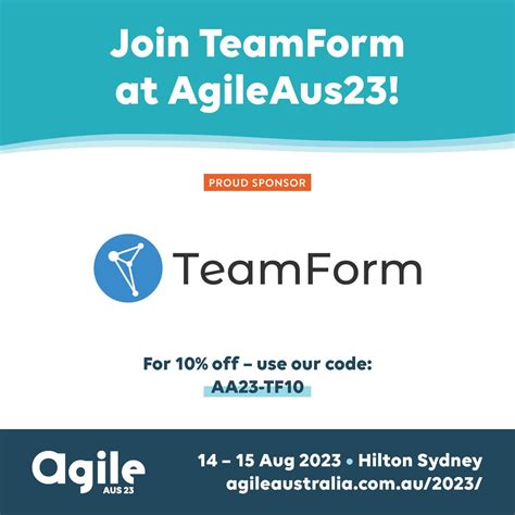 Teamform On Linkedin Agile Agileaus23 Teamform