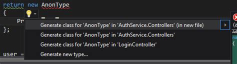 Net Generating Classes From Anonymous Types In C Stack Overflow