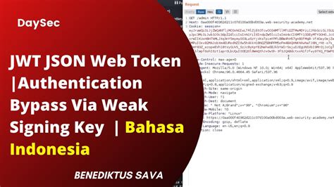 Hack Jwt Authentication Bypass Via Weak Signing Key Json Web Token