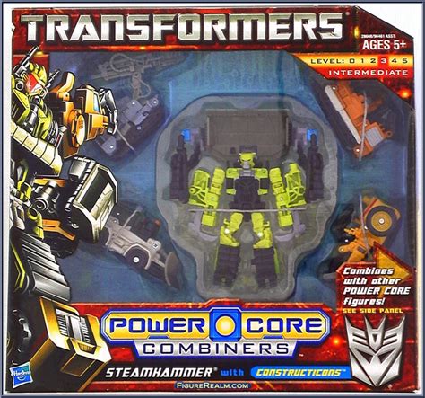 Steamhammer With Constructicons Transformers Power Core Combiners 5 Packs Hasbro