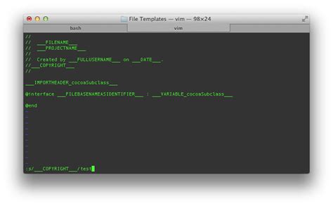 Using Vimsed How Do I Replace The String Copyright With