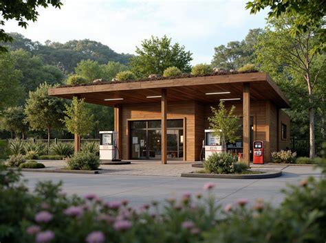 Gas Station Green Architecture Design Ideas