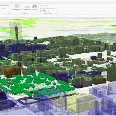 3d Model Of Buildings Through Arc Gis Pro S Download Scientific Diagram