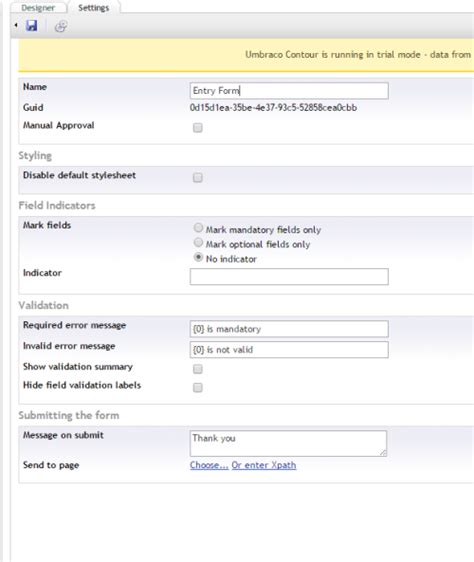 Rendering Contour Form In Razor No Form Action Is Set Contour Our