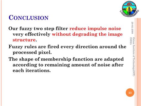 ppt impulse noise detection and reduction from color images using fuzzy logic powerpoint