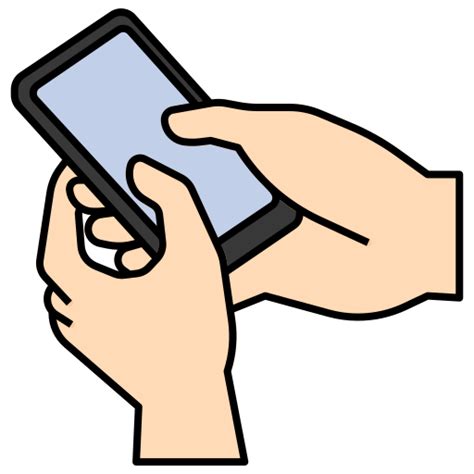 Using Phone Generic Outline Color Icon