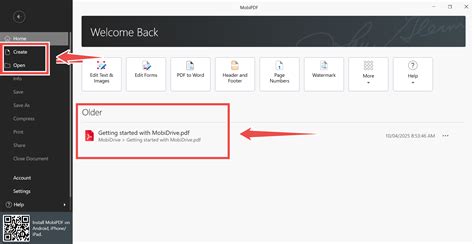 How To Add Edit And Delete Watermarks With Mobipdf On Windows Mobisystems