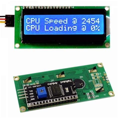 Display Lcd 16x2 Azul I2c Soldado P Arduino Raspberry ESP32 Nodemcu Shopee Brasil