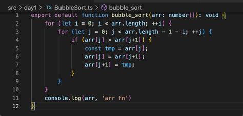 bubblesort not working like the lesson · issue 25 · theprimeagen kata