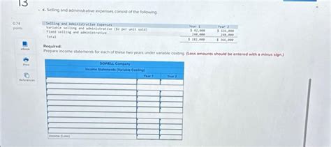 Solved Problem 19 1a Algo Variable Costing Income
