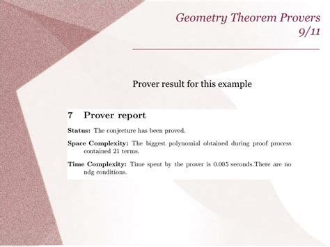Ppt Java Implementation Of Wu S Method For Automated Theorem Proving In Geometry Powerpoint
