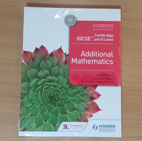 Cambridge Igcse And O Level Additional Mathematics Hobbies And Toys Books And Magazines Textbooks