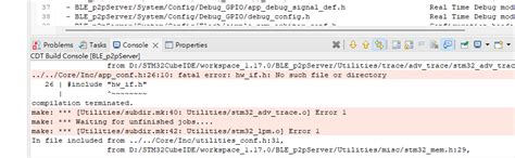 Solved Blep2pserver Build Fail With Nucleo Wba55cg Board Stmicroelectronics Community