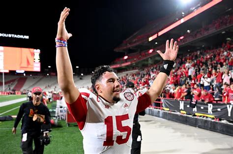 Fans Fume After Marylands Cam Rice Levels Limping Nebraska Qb Dylan Raiola