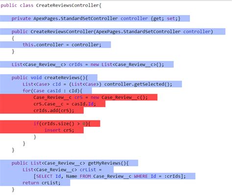 Apex Unable To Cover Standardsetcontrollergetselected Loop
