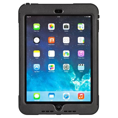 Safeport® Heavy Duty Ipad Air Case With Integrated Stand Black