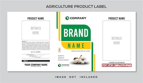 Premium Vector Agricultural Pesticides Label Design Agriculture