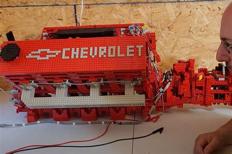 Auto Enthusiast Builds The Worlds Largest Lego V8 Engine And Transmission Techeblog