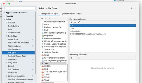 Cant Get Rubymine To Recognize Rb File As Ruby Ides Support