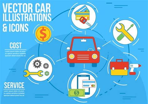 무료 벡터 자동차 그림 및 아이콘 Eps Uidownload