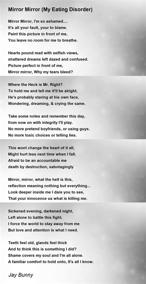 Eating Disorder Poems Explaining My Eating Disorder To My Mom Pdf