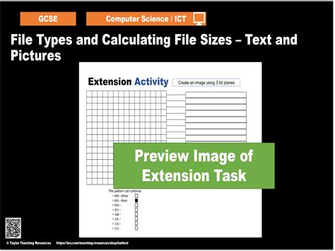 Binary Calculating File Sizes Text And Pictures Computer Science